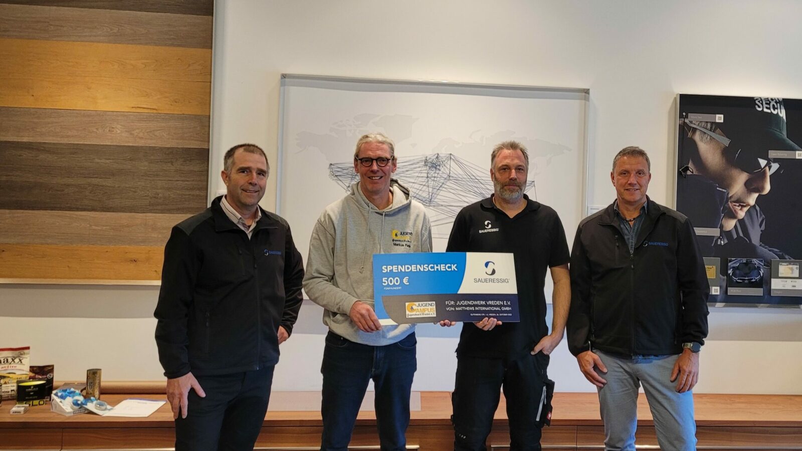 Spende für den guten Zweck - SAUERESSIG Group